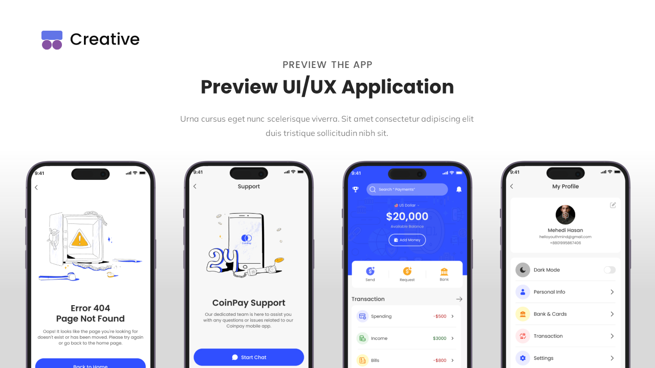 Creative Mobile App And Saas Powerpoint Template Presentation Templates